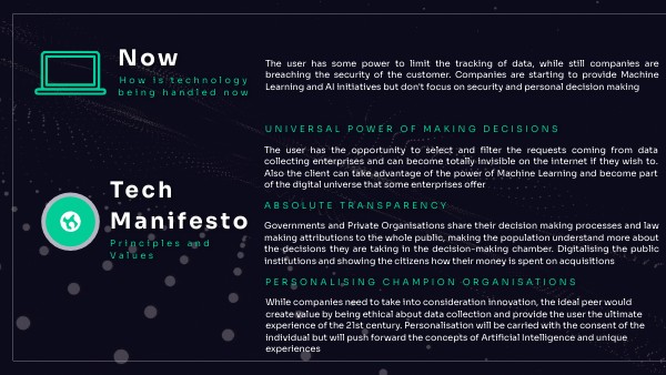 Tech Manifesto | Genially