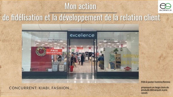 Action de fidélisation et de développement de la relation client | Genially