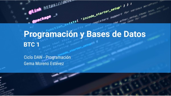 Curso Programación