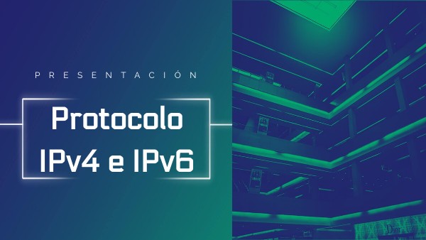 protocolo IPv4 e IPv6