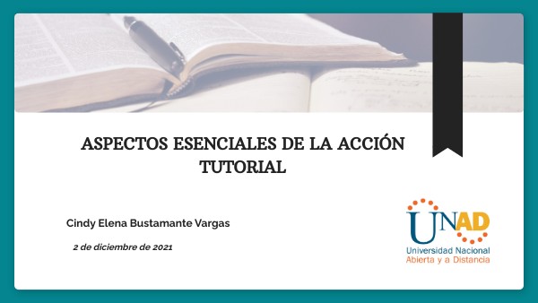 Aspectos esenciales de la acción tutorial | Genially