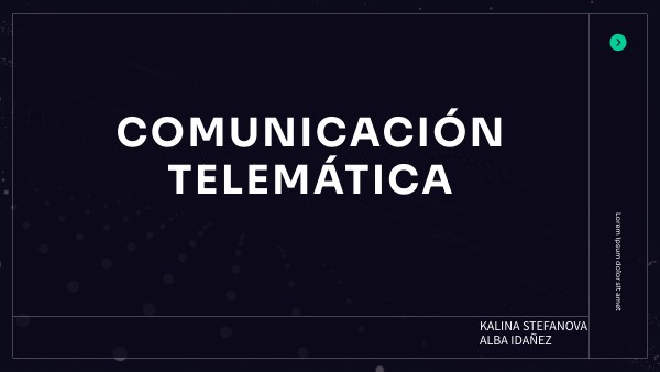 comunicación telemática | Genially