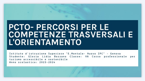 pcto | Genially