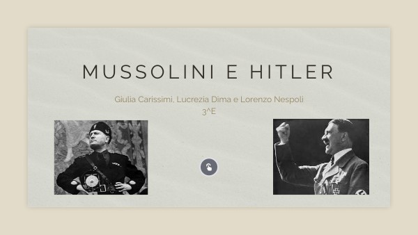Hitler e Mussolini - Carissimi, Dima e Nespoli