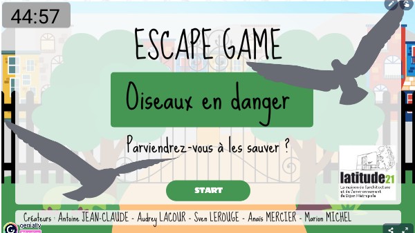 minuteur escape game | Genially