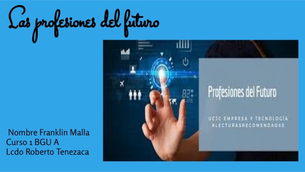 trabajo de las profesiones del futuro