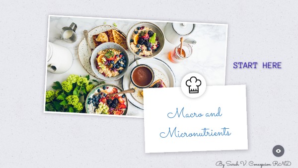 HRM- Nutrients Lesson | Genially