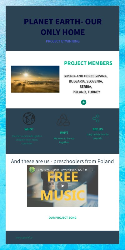 PLANET EARTH- OUR ONLY HOME