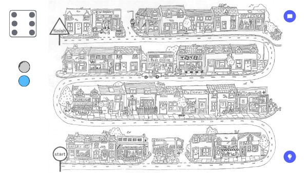 Around Town (present perfect game) | Genially