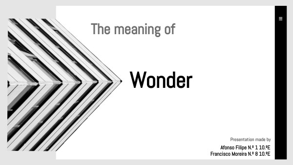 Wonder - presentation | Genially