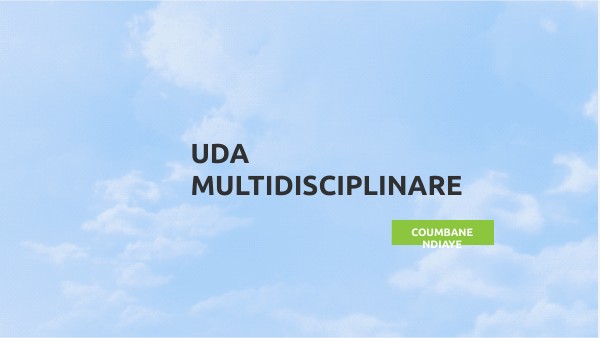 UDA Multiscipliacinare | Genially