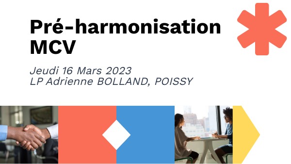 Pré-harmonisation MCV 2023