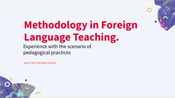 Presentación methodology | Genially