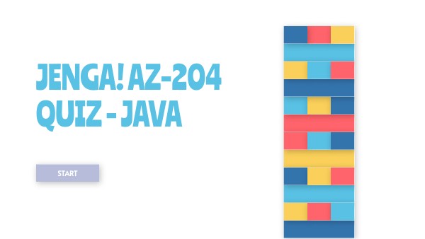 Jenga - AZ-204 Java Quiz