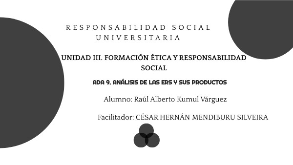ADA9:Análisis de las ESR y sus productos | Genially
