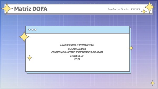 matriz DOFA | Genially