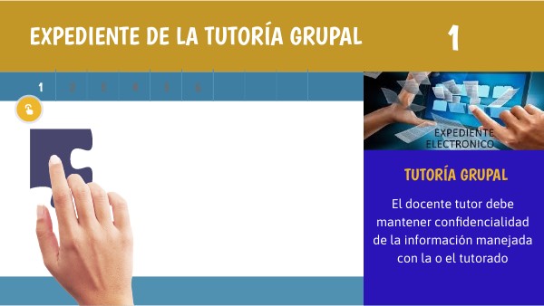 Expediente de tutoría grupal | Genially