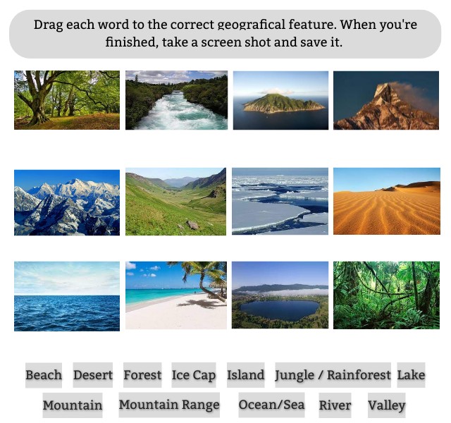 Geographical Features