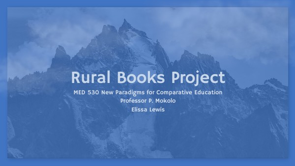 MED 530 Books | Genially