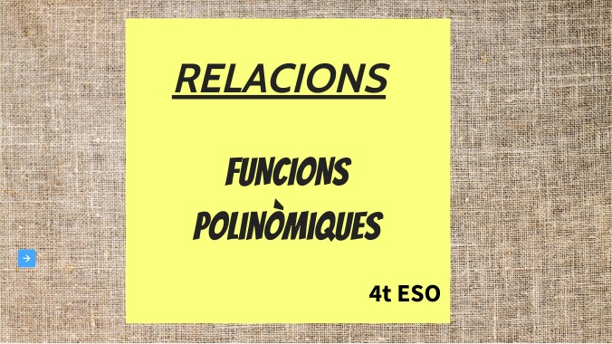 Teoria i exercicis 4t ESO - Funcions polinòmiques | Genially