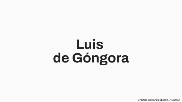 Góngora