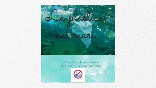 la plastica nei mari