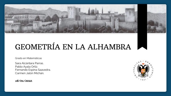 Geometría en la Alhambra
