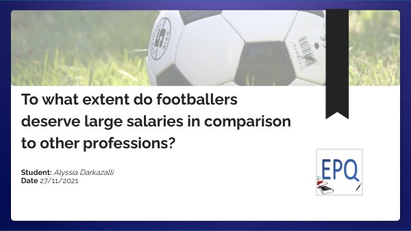 EPQ presentation | Genially