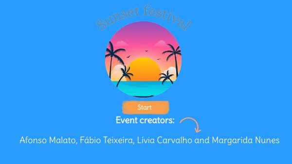 sunset festival | Genially