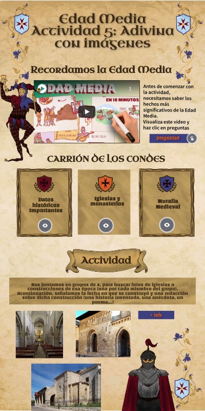 Edad Media- Actividad 5 : "Adivina con Imágenes"