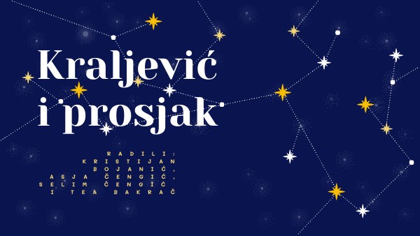 Kraljević i prosjak | Genially