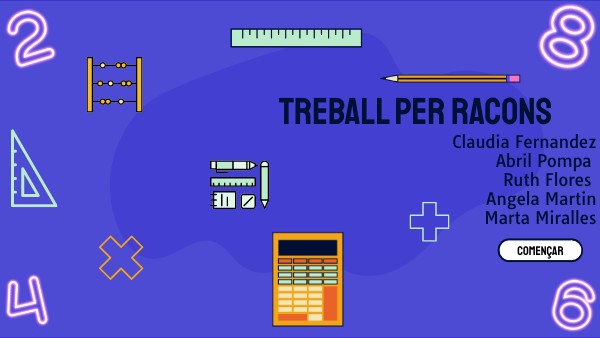 TREBALL PER RACONS