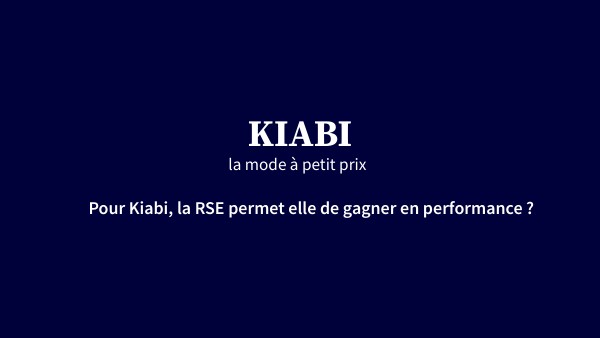 Kiabi | Genially