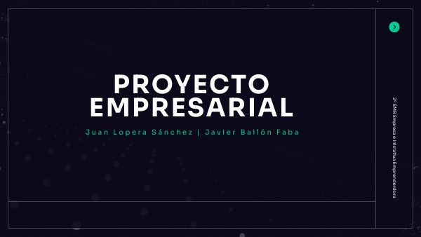 PRESENTACIÓN PROYECTO EIE