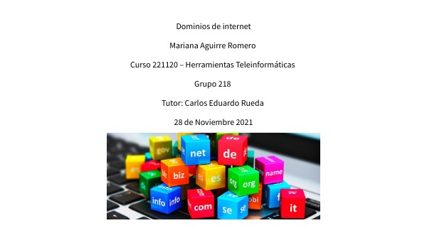 Dominios de Internet