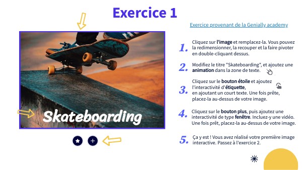Les bases de Genially (exercice démo) | Genially