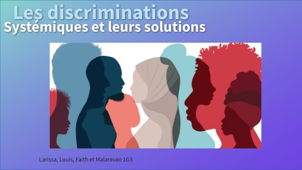 Les Discriminations systémique et leurs solutions