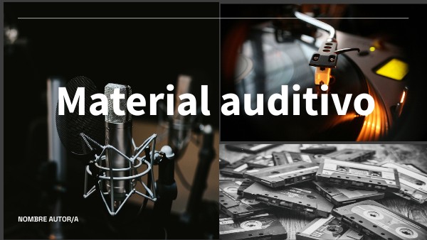 Presentación_Material Auditivo