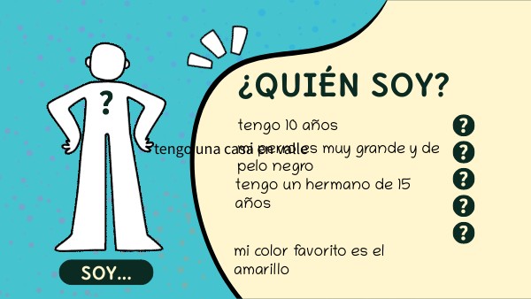 TARJETA ¿QUIÉN SOY? | Genially