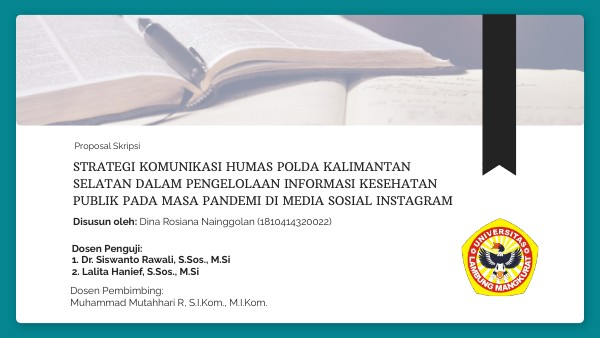 SEMINAR PROPOSAL DINA ROSIANA | Genially
