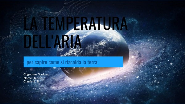 Presentazione di scienze