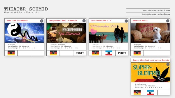 Theater-Schmid Übersicht | Genially