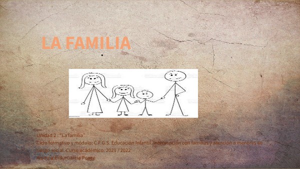 PRESENTACIÓN "LA FAMILIA"