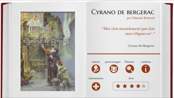 cyrano de bergerac Book Project