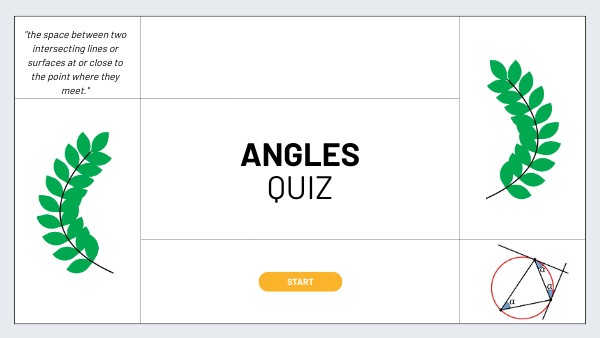 ANGLES QUIZ