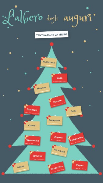 Auguri 2021 Classe 3blin