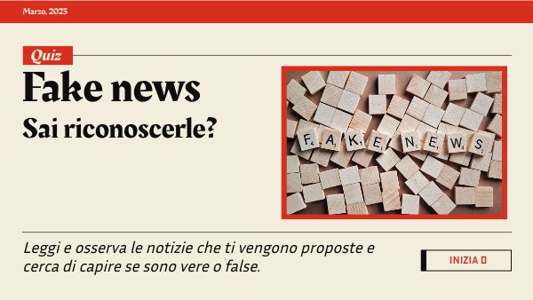 QUIZ SULLE FAKE NEWS | Genially