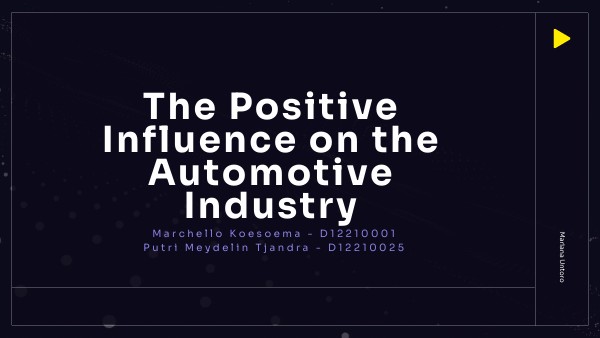 The Positive Influence of Technology on the Automotive Industry