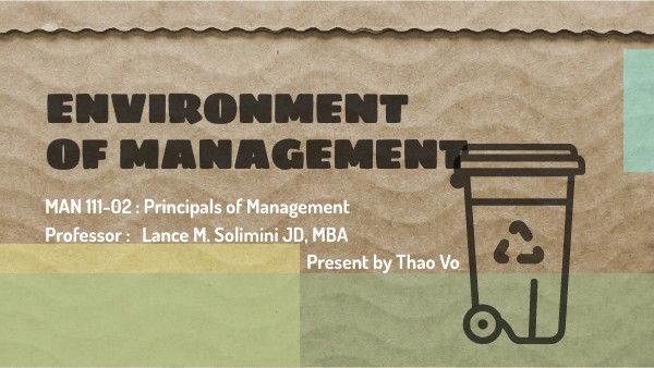 SUSTAINABILITY PRESENTATION