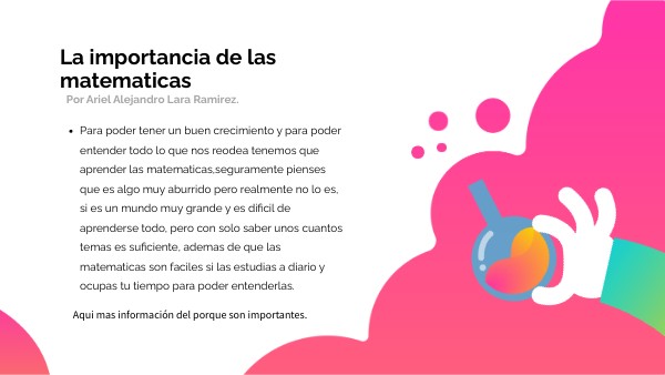 PRESENTACIÓN Sobre MATEMATICAS